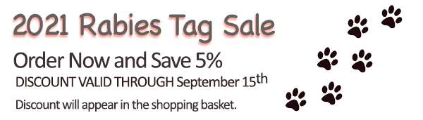 Rabies Tags | 2020 Rabies Tag | Ketchum Mfg. Co.