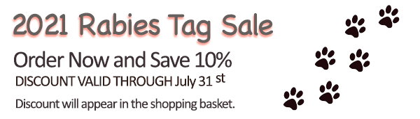 Rabies Tags | 2020 Rabies Tag | Ketchum Mfg. Co.